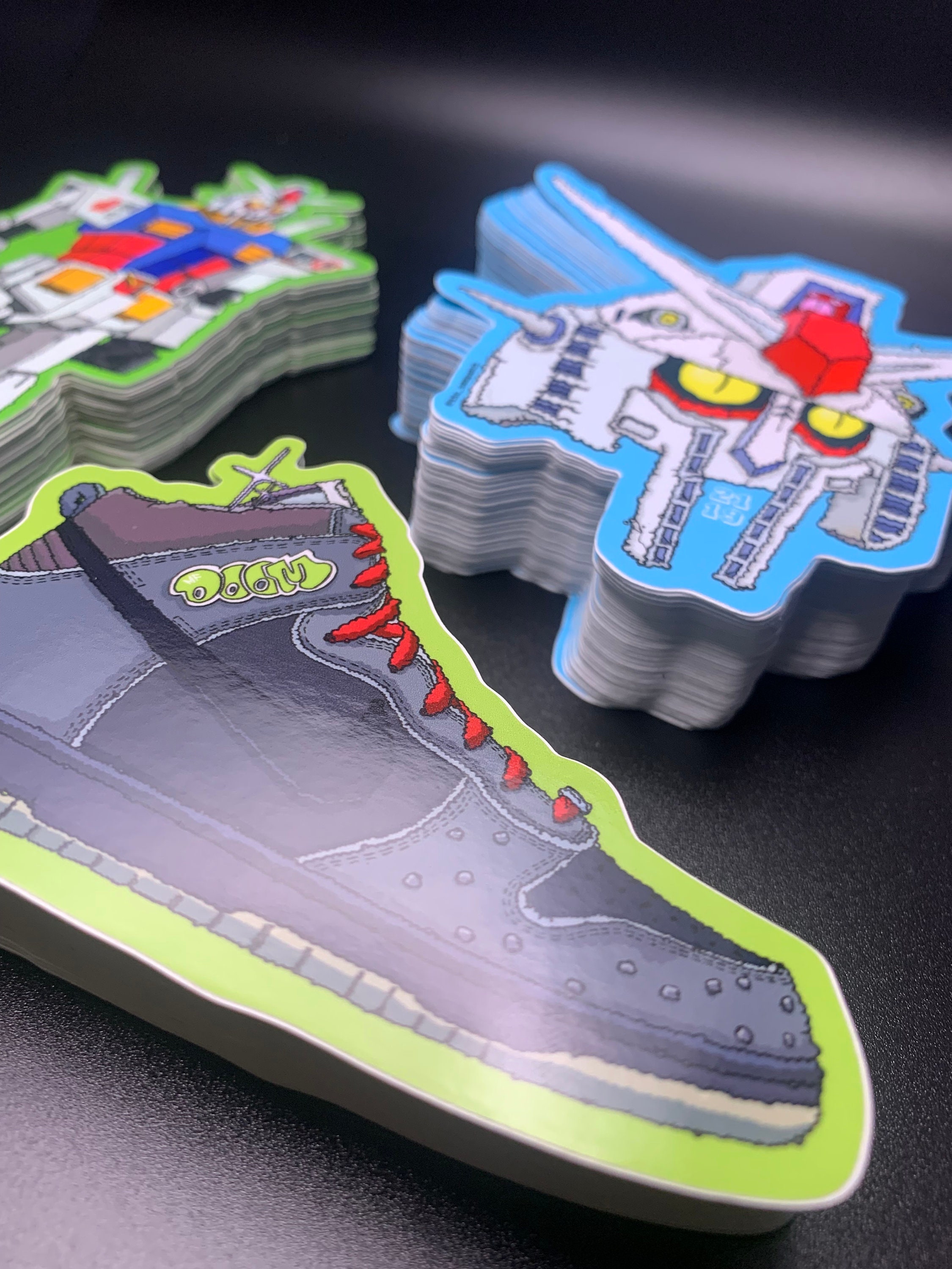 Gundoom 3 Sticker Pack MF DOOM X Gundam Anime X Sneaker Head X Hip Hop ...