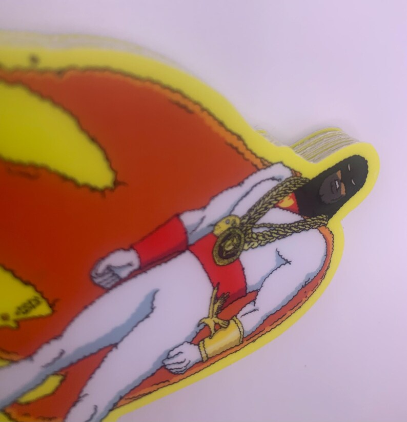 Space Ghost Sticker: Hip Hop Cartoon Mashup (4 Inch) - Etsy