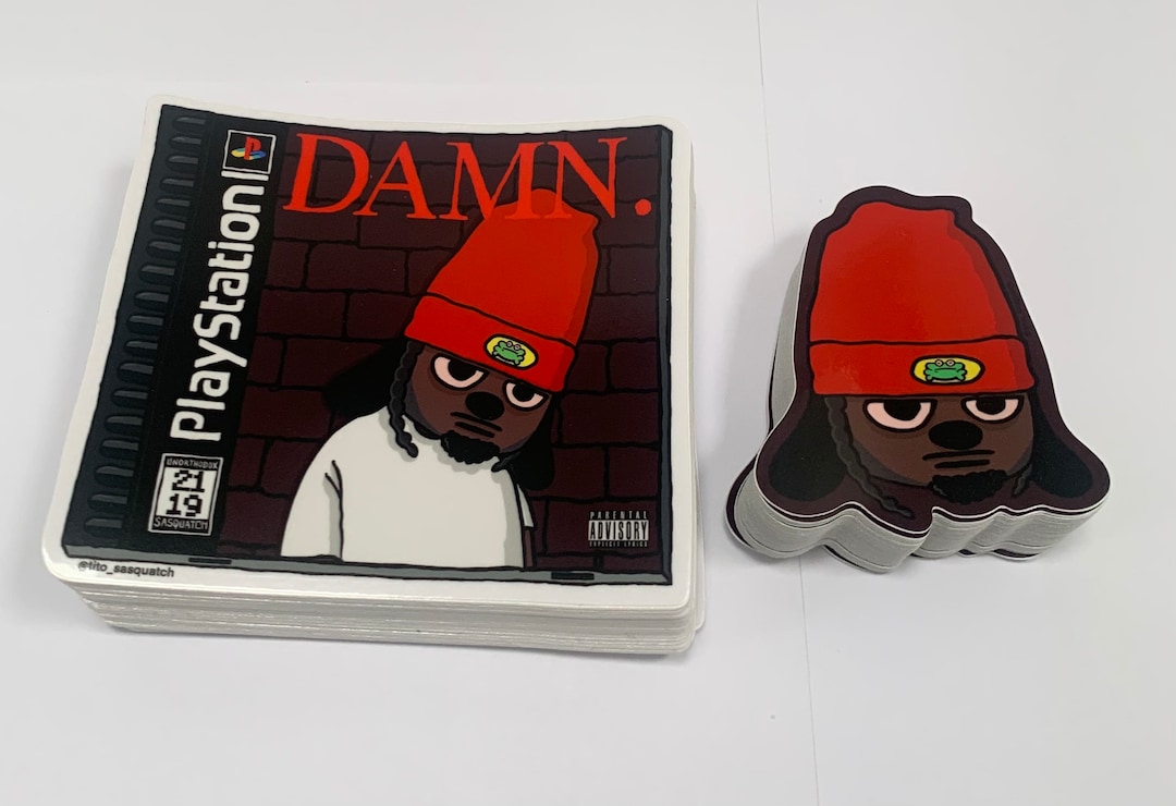 Kendrick the Rapper Damn Album Sticker (2 Sticker Pack) Kendrick Lamar ...