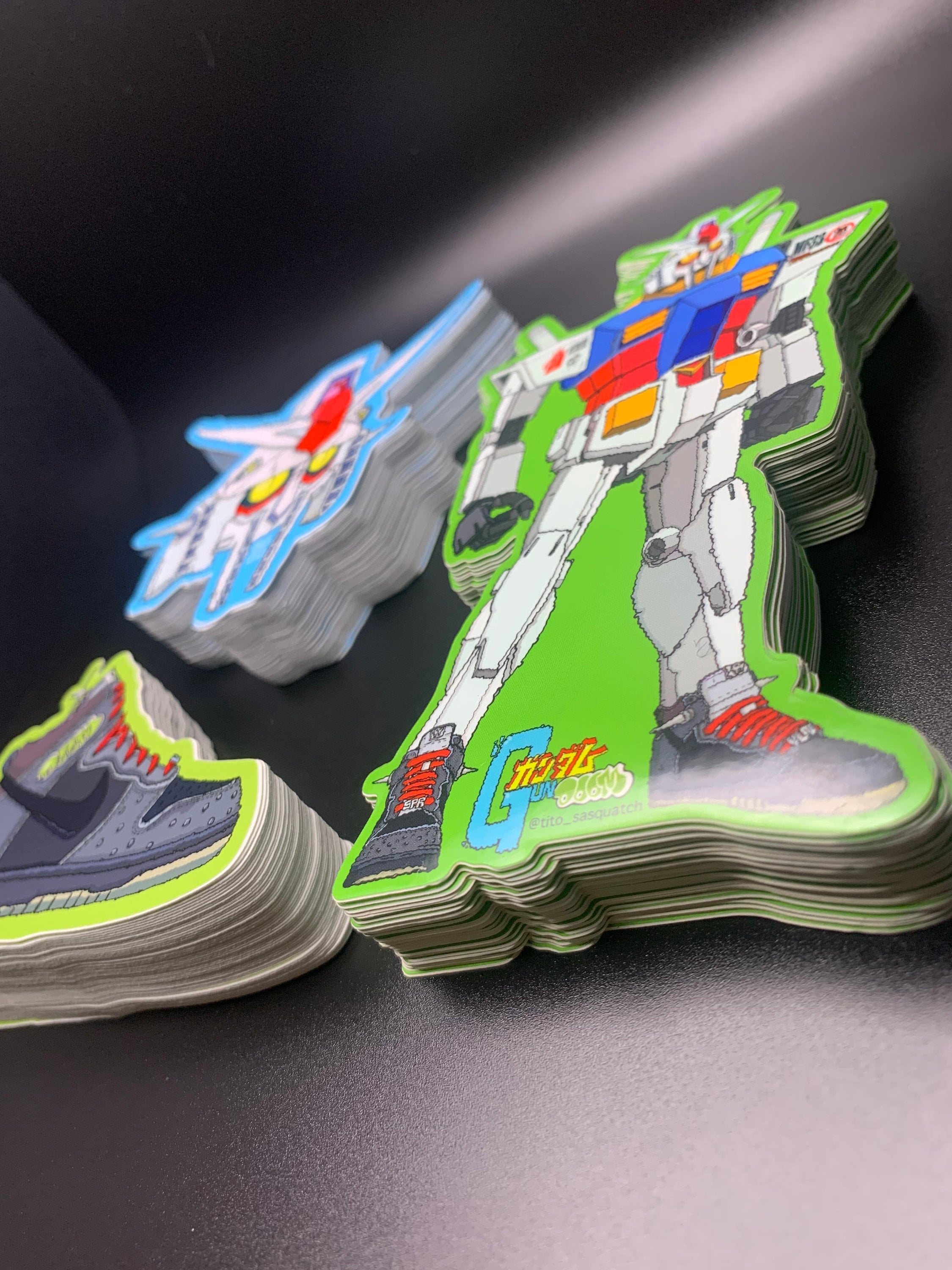 Gundoom 3 Sticker Pack MF DOOM X Gundam Anime X Sneaker Head X Hip Hop ...