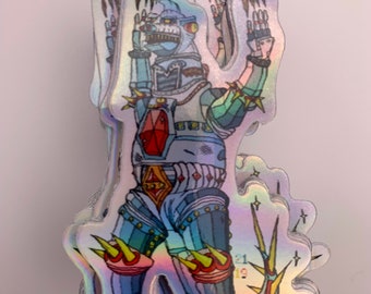 Mecha ZILLA 2 Sticker Pack 4 Inch Matte Holographic - Etsy