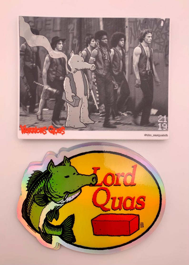 Lord Quas Sticker Pack: Holographic Hip Hop Mashup - Etsy