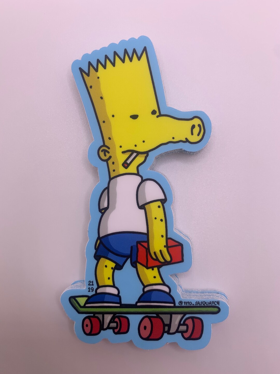 Quasibarto Sk8er Sticker: Hip Hop Mashup - 4 Inch Waterproof Decal ...
