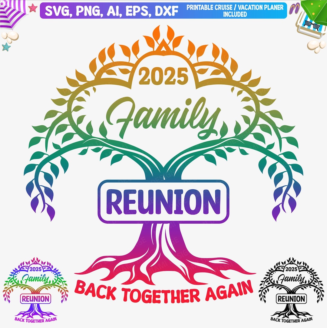 Family Reunion 2025 Svg, Png, Family Reunion Shirt, Family Tree Svg ...