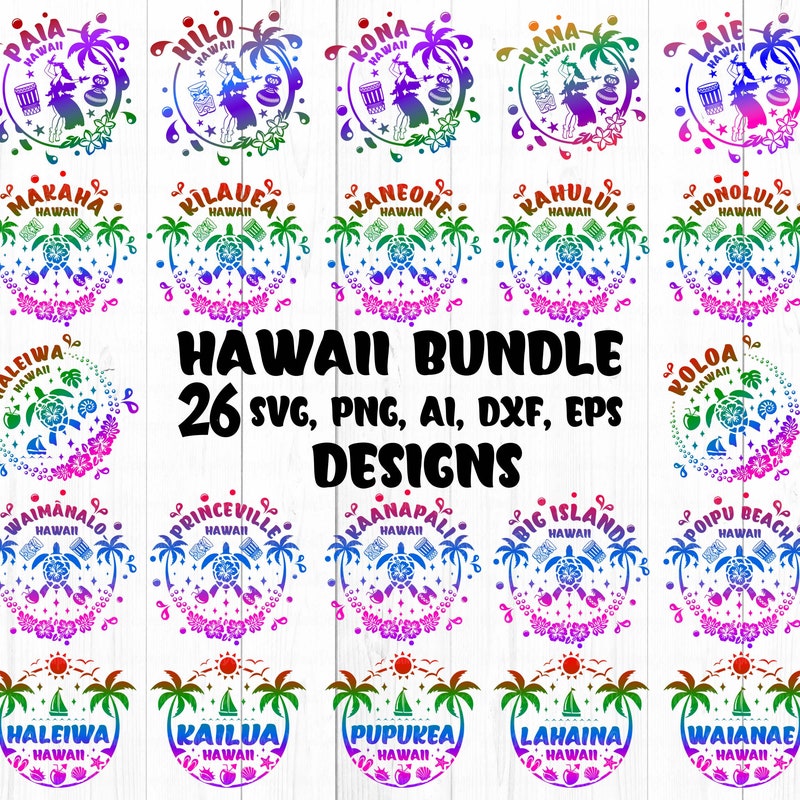 Hawaiian Svg File - Etsy