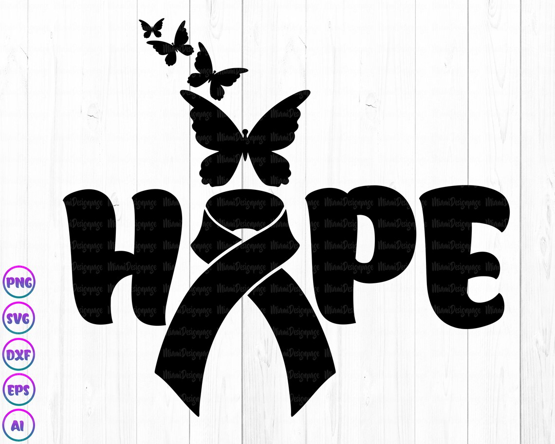 Hope Svg Breast Cancer Svg Awareness Shirt Svg Pink Ribbon - Etsy