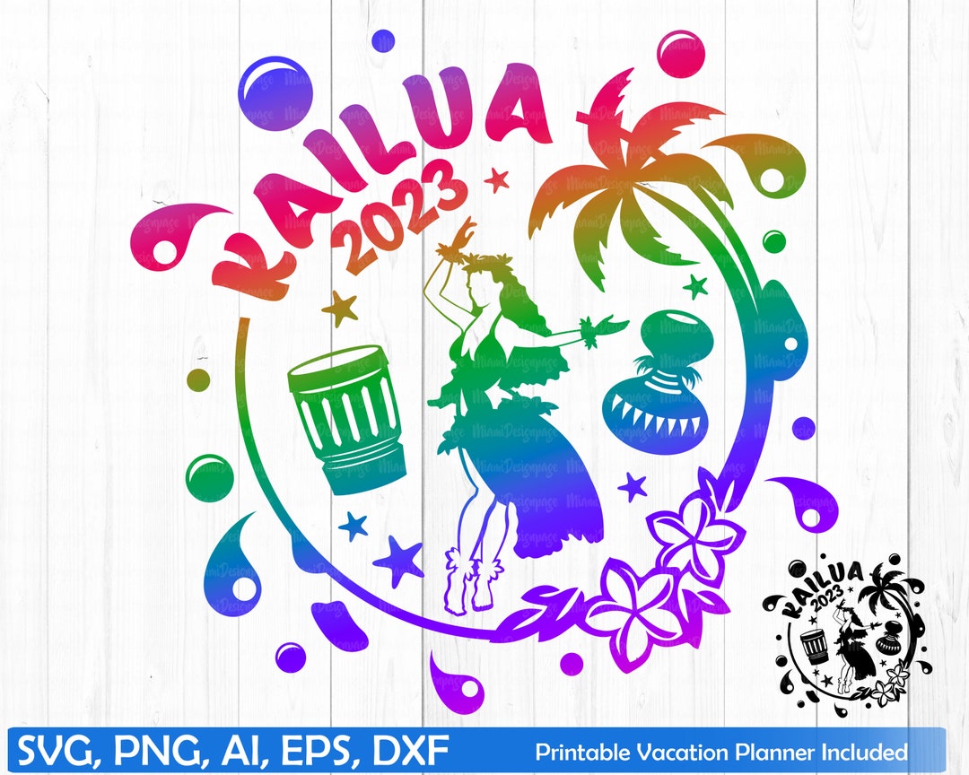 Kailua Hawaii Vacation 2023 Svg, Kailua T-shirt Svg, Kailua Family ...