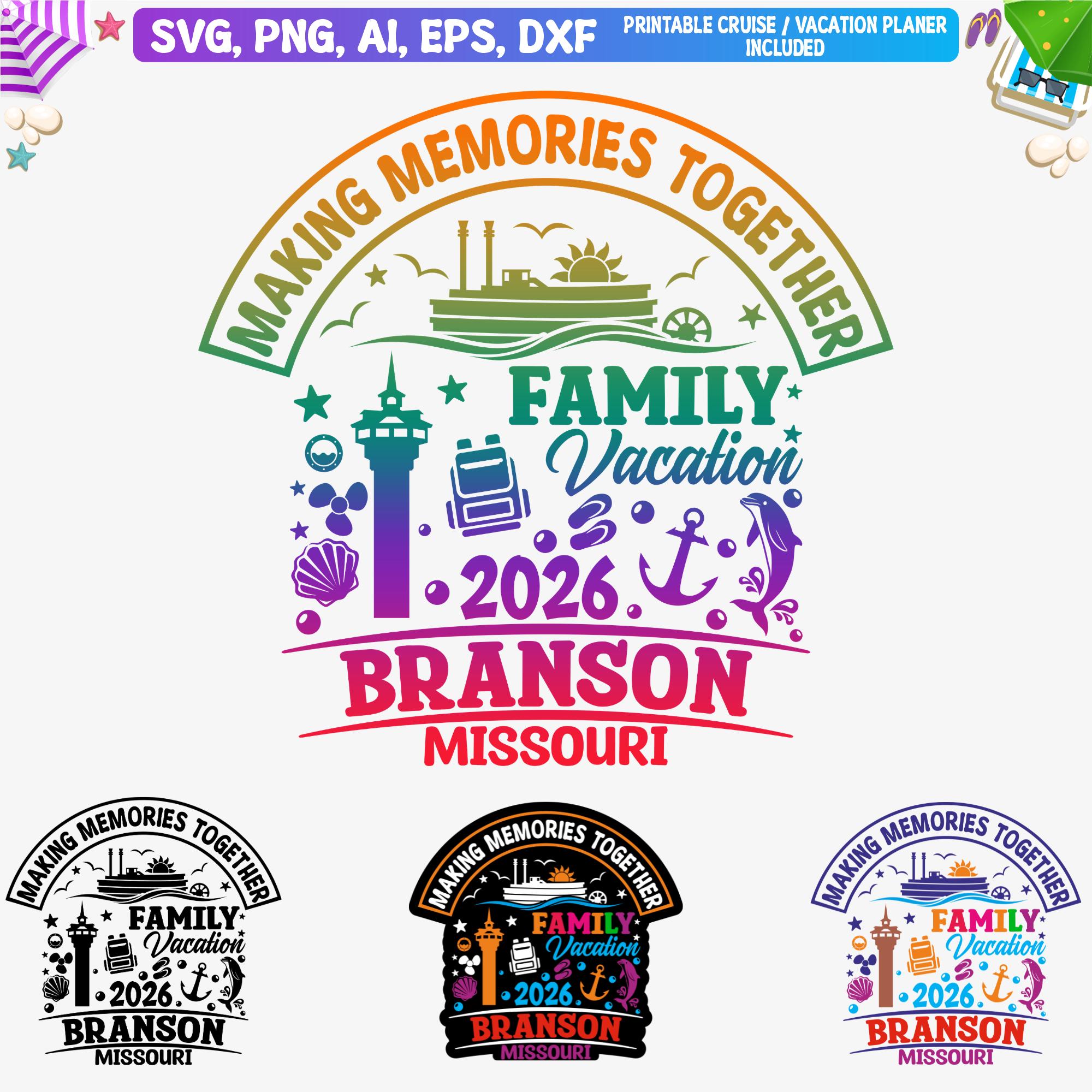 Branson Missouri Family Vacation 2025 SVG PNG Cut Files - Etsy