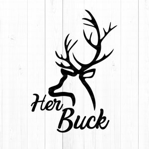 Her Buck His Doe Svg Couples T-shirt Png Valentines Day Svg - Etsy Canada