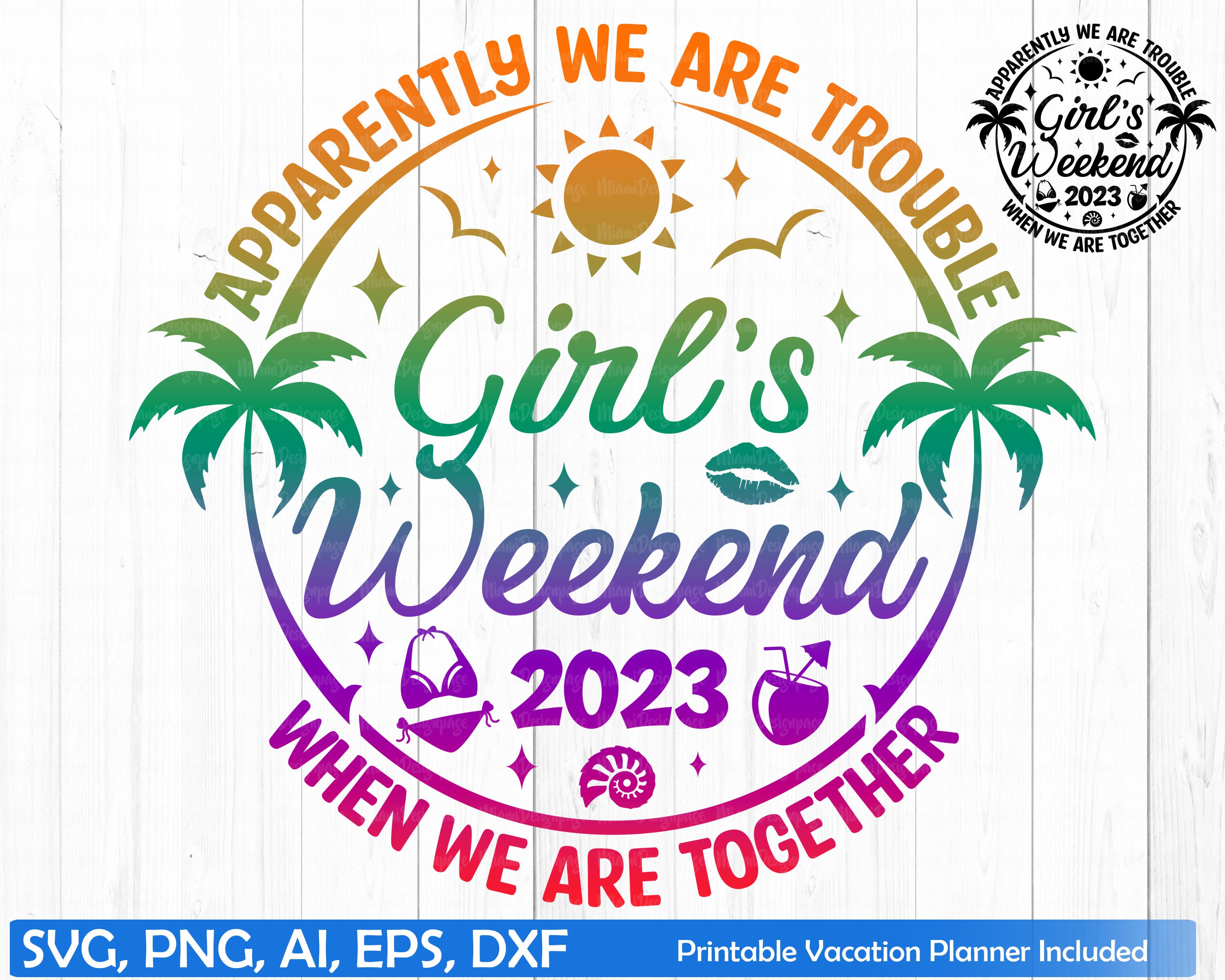 Girl's Weekend 2023 Svg Png Girl's Weekend T-shirt - Etsy