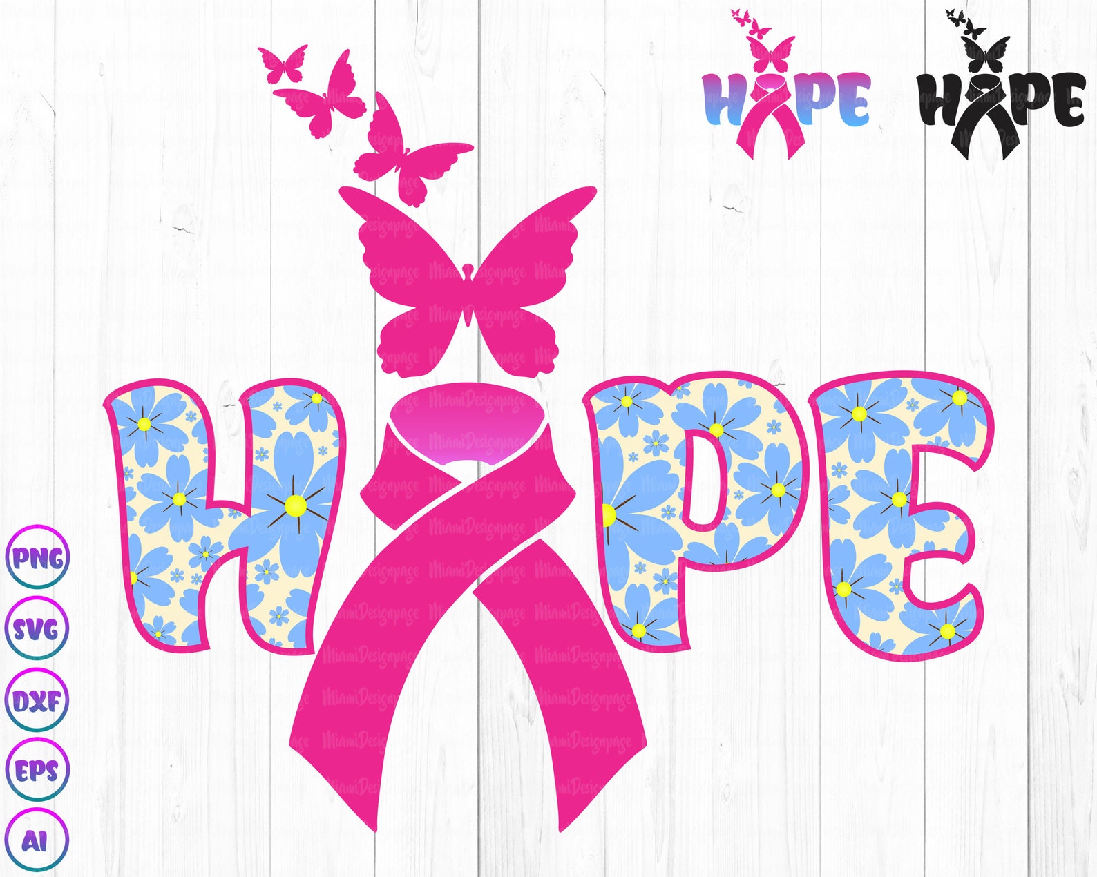 Hope Svg Breast Cancer Svg Awareness Shirt Svg Pink Ribbon - Etsy