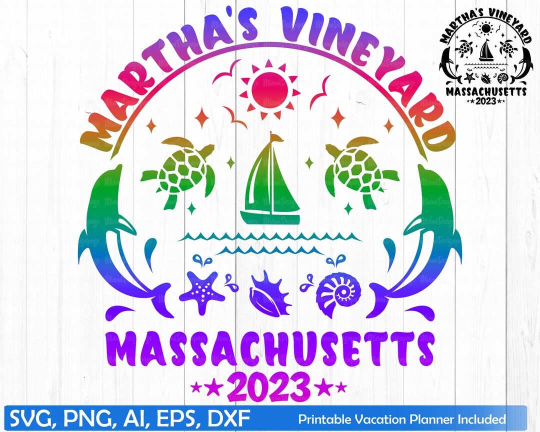 Martha's Vineyard MA 2023 Svg Martha's Vineyard - Etsy New Zealand