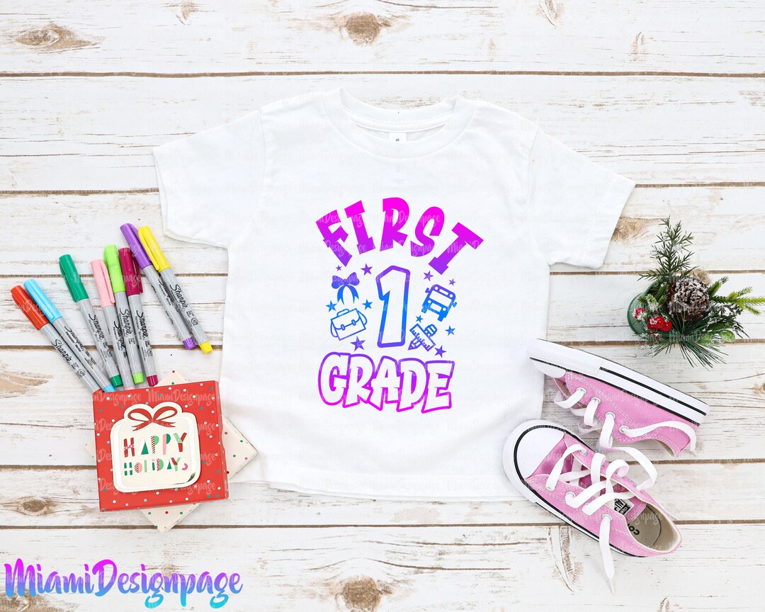 First Grade Back to School Svg Boy Girl First Grade Back to - Etsy
