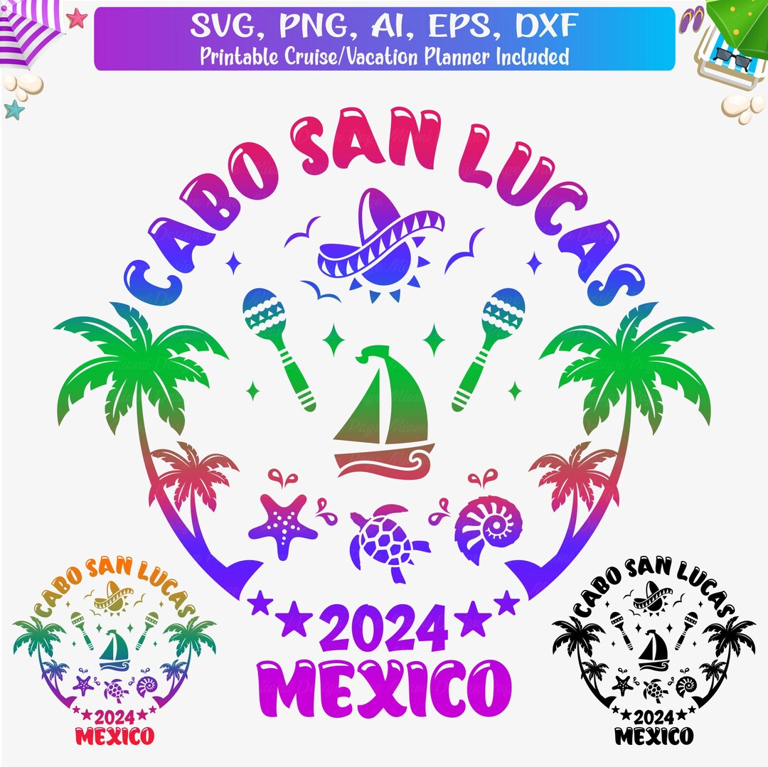 Cabo San Lucas 2024 svg vacaciones en Cabo San Lucas svg - Etsy España