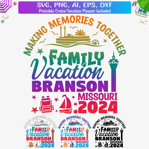 Svg Family Vacation Branson 2024 - Etsy
