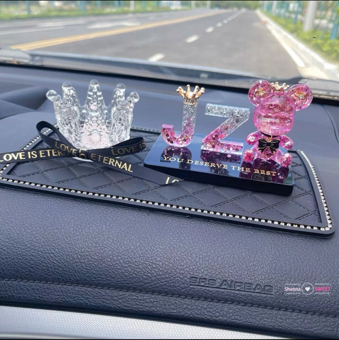 Car Interior Accessories Decoration Cute Handmade Creative Crystal Car ...