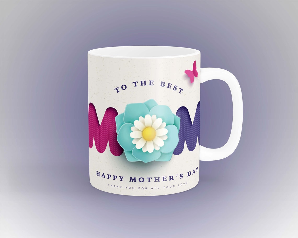 Mug Template Mothers Day Mug Design Sublimation Mug Etsy Canada