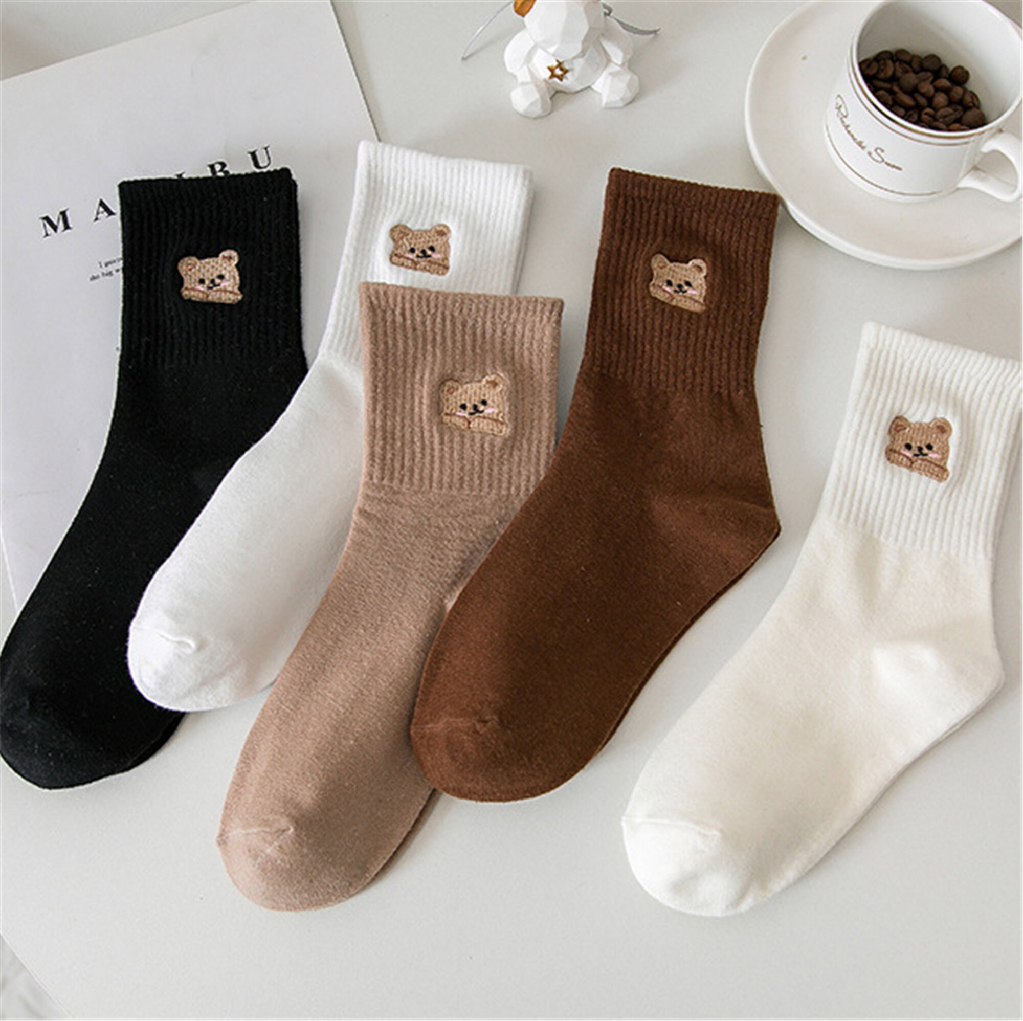 Black Bear Socks - Etsy