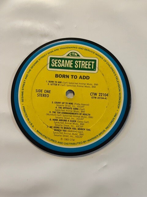 Sesame Street Born to Add Side 1 - Etsy