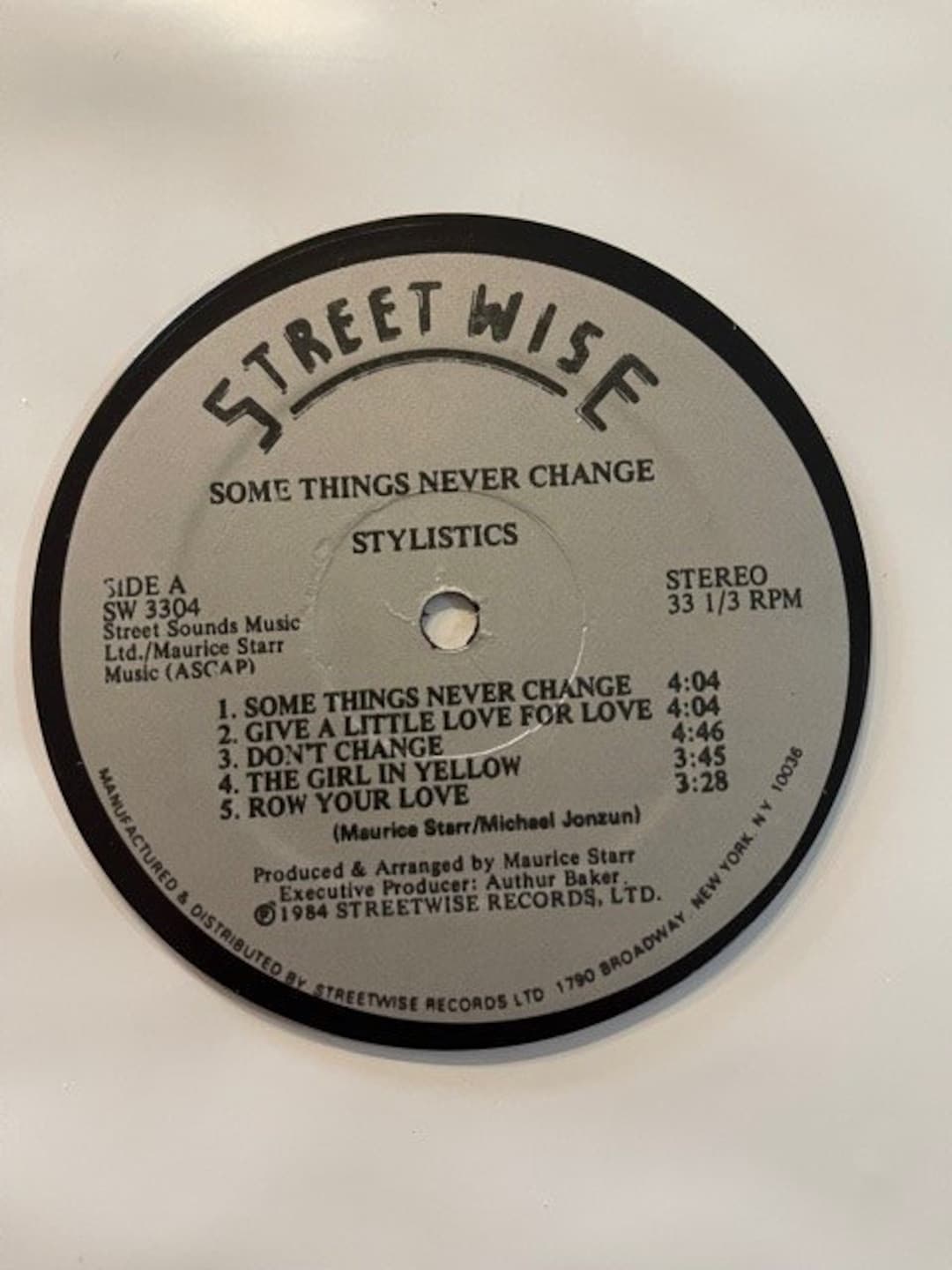 Stylistics Some Things Never Change Side A - Etsy