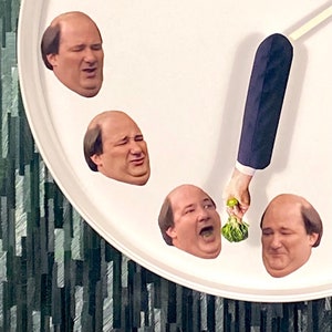 Kevin Malone Broccoli Clock - the Office Funny Gag Gift Decor - Etsy