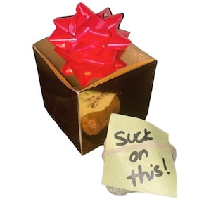 Goodbye Toby’s “suck on This” Rock Gift Wrapped — the Office Gag Gift ...