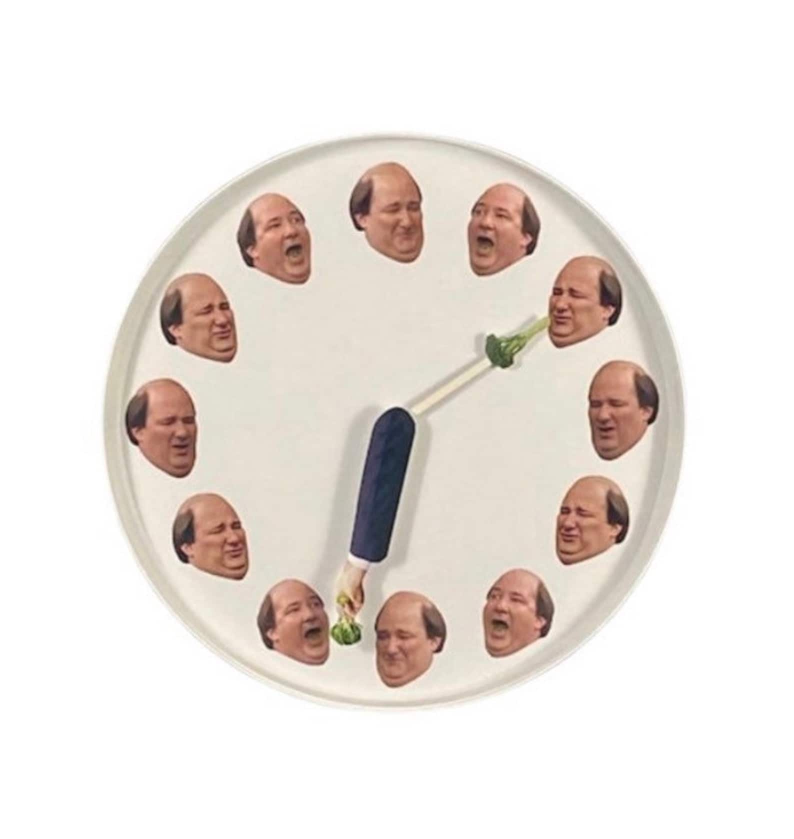 Kevin Malone Broccoli Clock the Office Gag Gift or Funky | Etsy