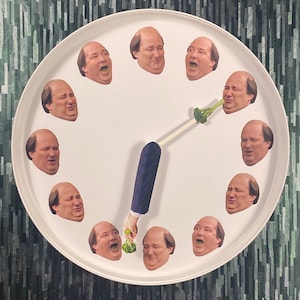 Kevin Malone Broccoli Clock - the Office Funny Gag Gift Decor - Etsy