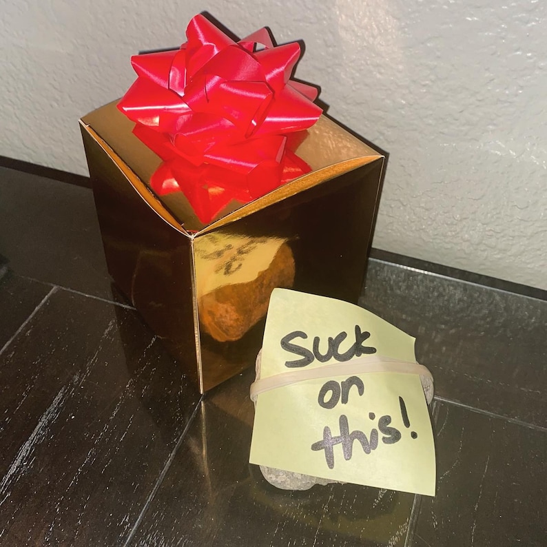 Goodbye Tobys suck on This Rock Gift Wrapped the Office - Etsy