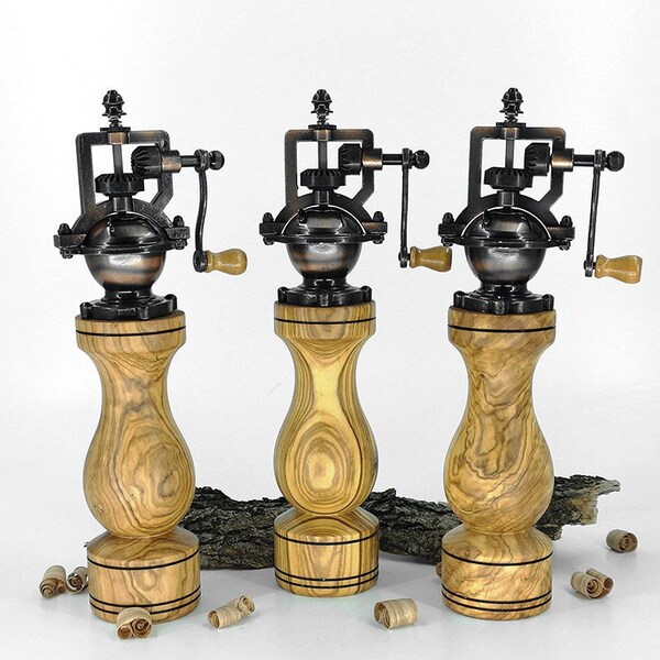 Pepper Grinder With Handle - Etsy