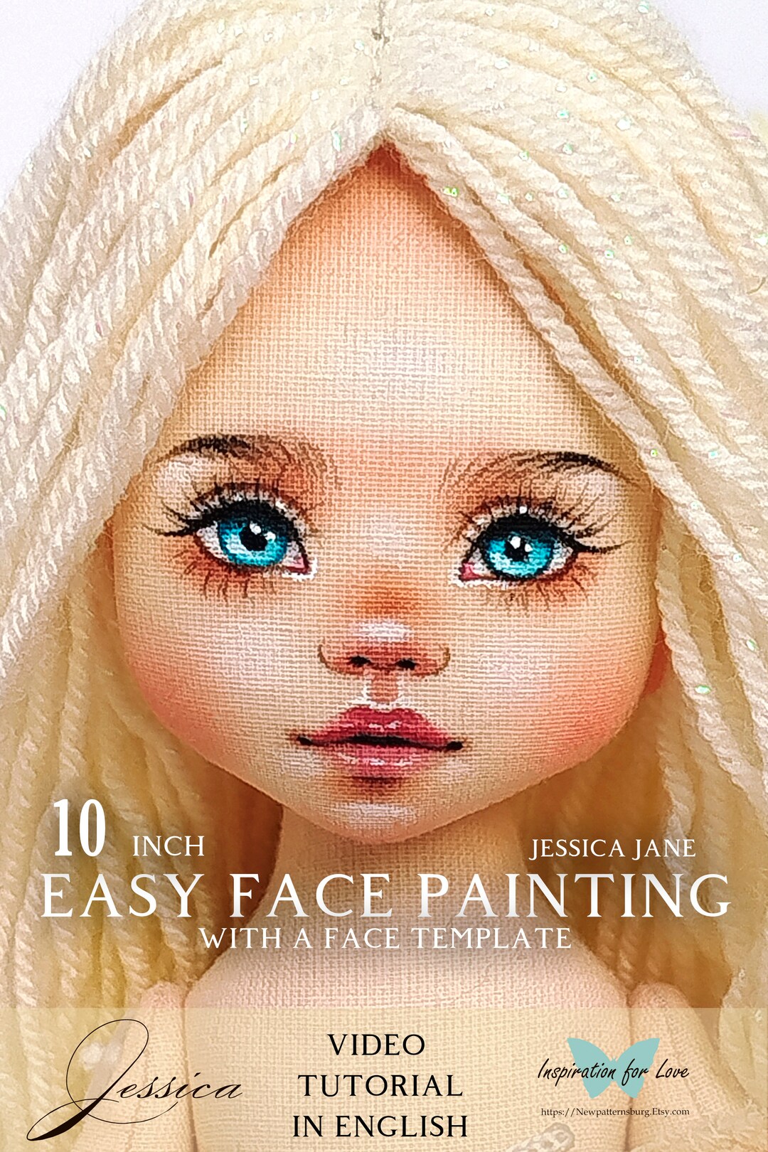 Video Tutorial on Drawing the Face of a Ragdoll Jessica Jane Using a ...