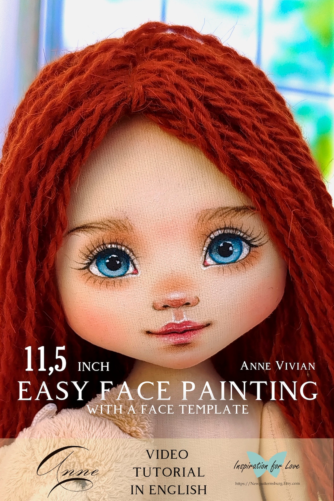 Video Tutorial on Drawing the Face of a Ragdoll Anne Vivian Using a ...