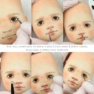 Video Tutorial on Drawing the Face of a Ragdoll Alejandro Using a Face ...