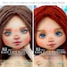 Collection of 6 Tutorials / Video Face Drawing Doll / PDF Tutorial Doll ...