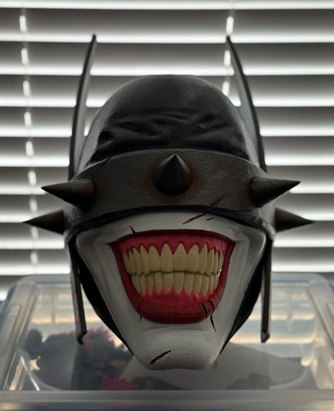 Batman Who Laughs Mask Helmet Dc Comics - Etsy