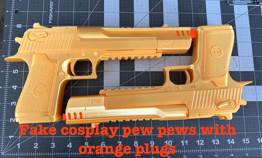 Nicepool 3d Printed Fake Cosplay Pew Pews Desert Eagle Deadpool 3 Prop ...