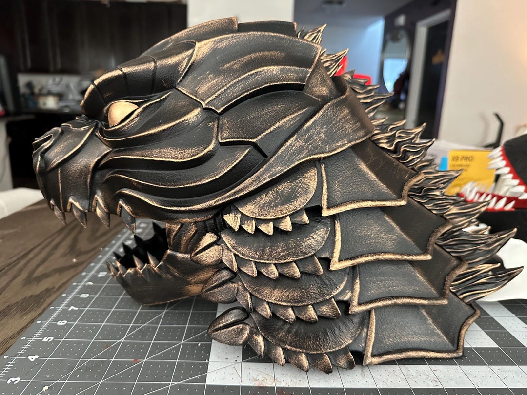 Godzilla Gojira Helmet Mask Ready to Wear Armor - Etsy