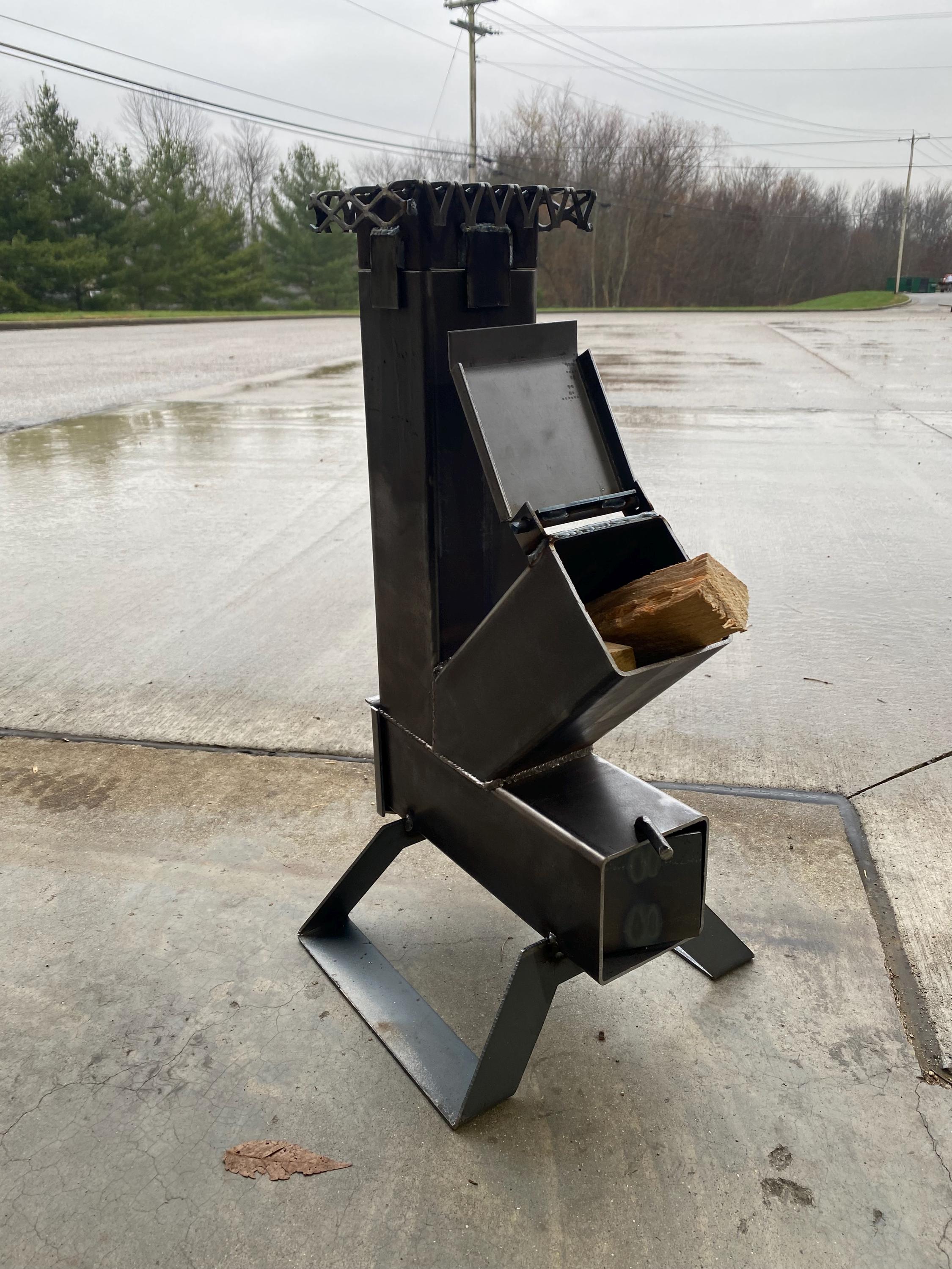 Rocket Stove, 4" Rocket Stove Great for Camping - Etsy