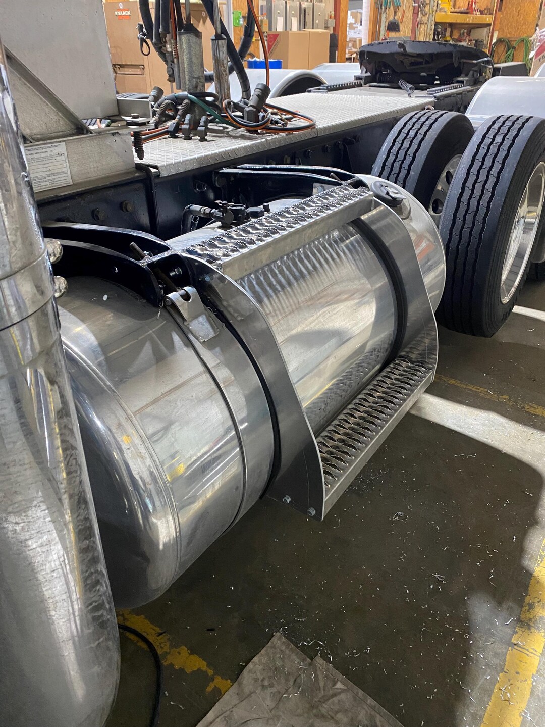 Fuel Tank Steps, Custom Made Fuel Tank Steps for Heavy Equipment - Etsy