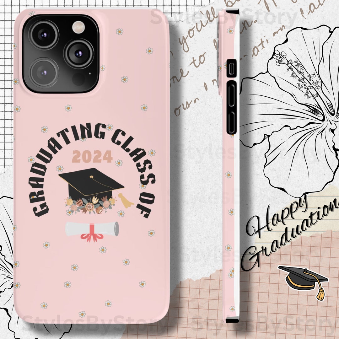 Graduation Gift Graduating Class of 2024 Grad Celebrate iPhone Slim ...