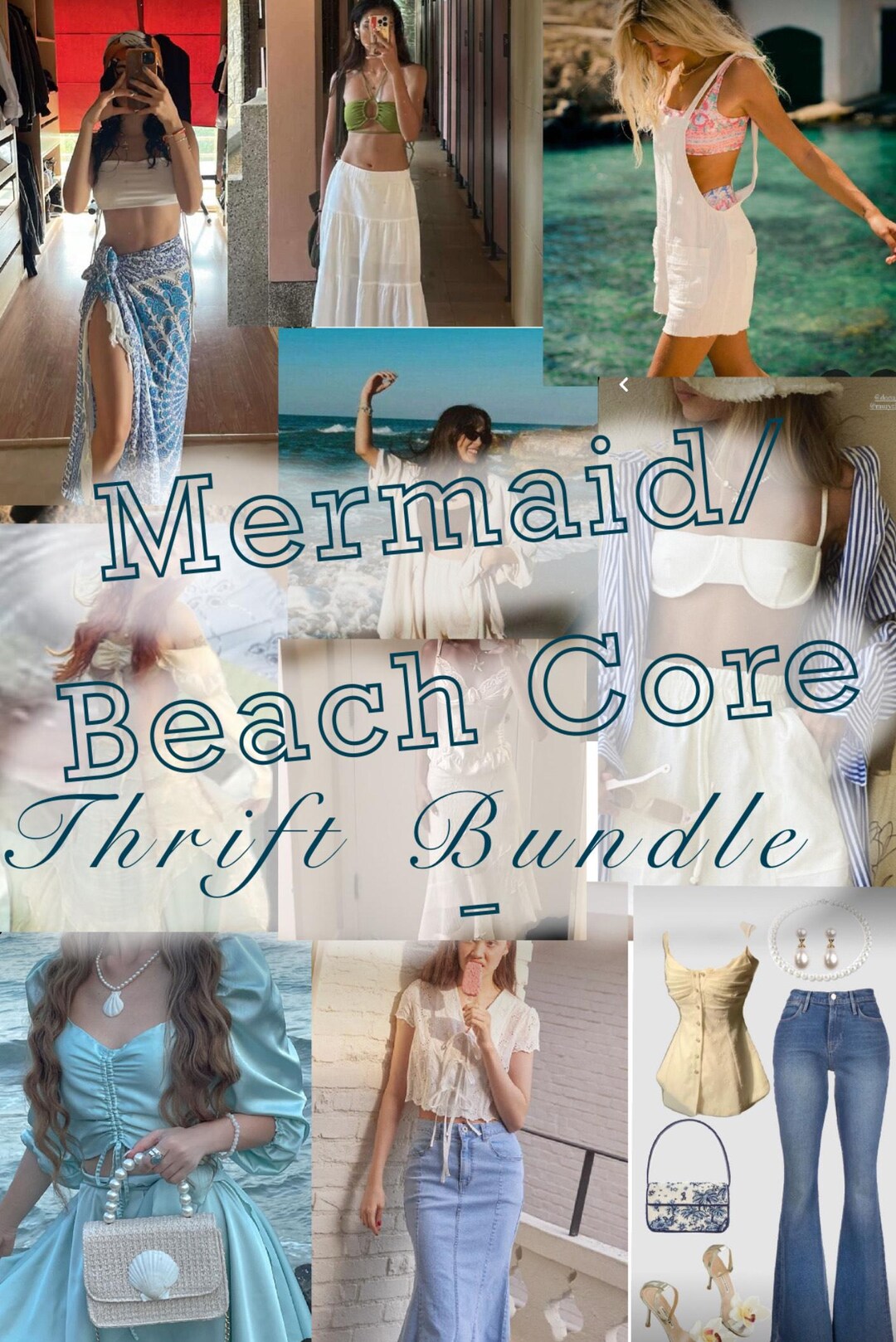 Mermaid/beach Core Thrifted Bundle|mystery Box Personalized for You ...