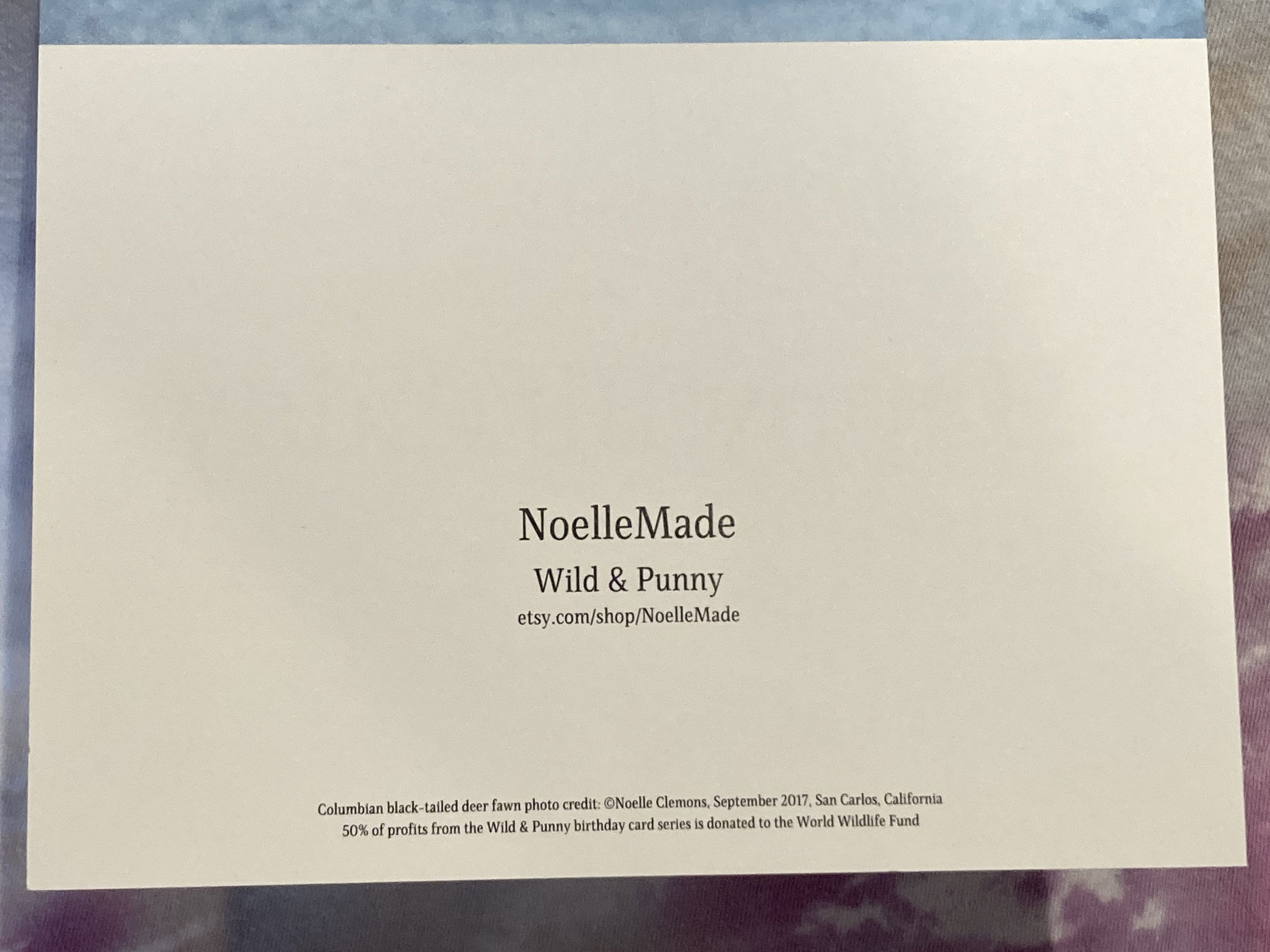 Wild & Punny Birthday Card: Fawn - Etsy