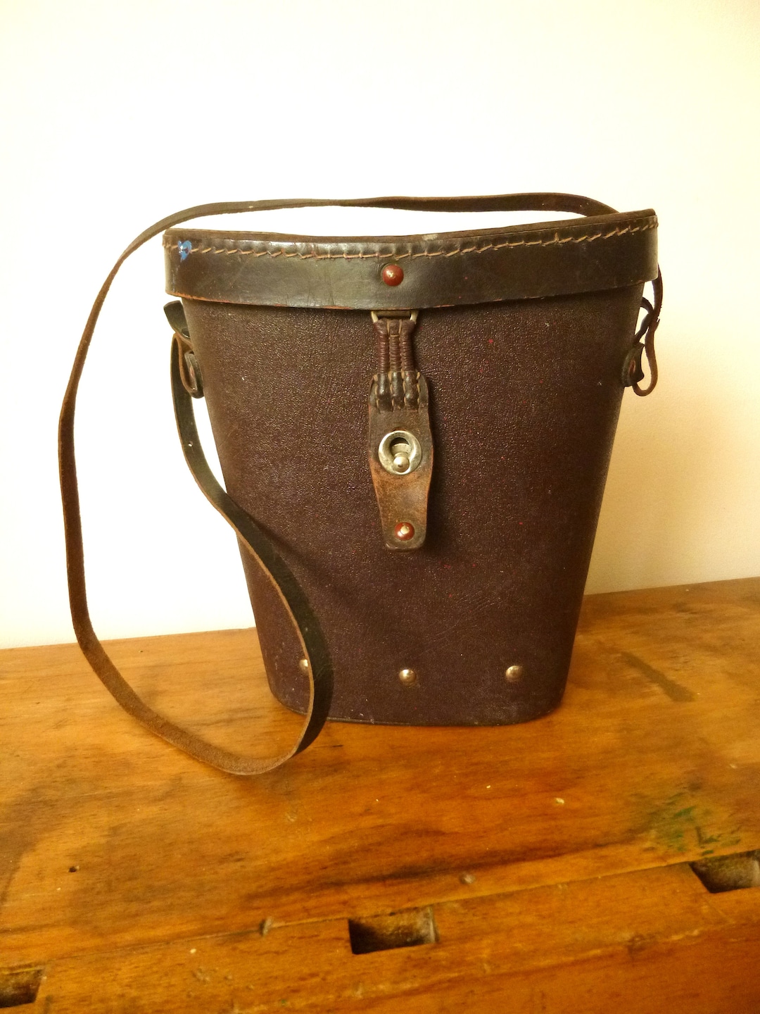 Vintage Binoculars Case, Large Leather Case, Brown Case, Quiver, Unique ...