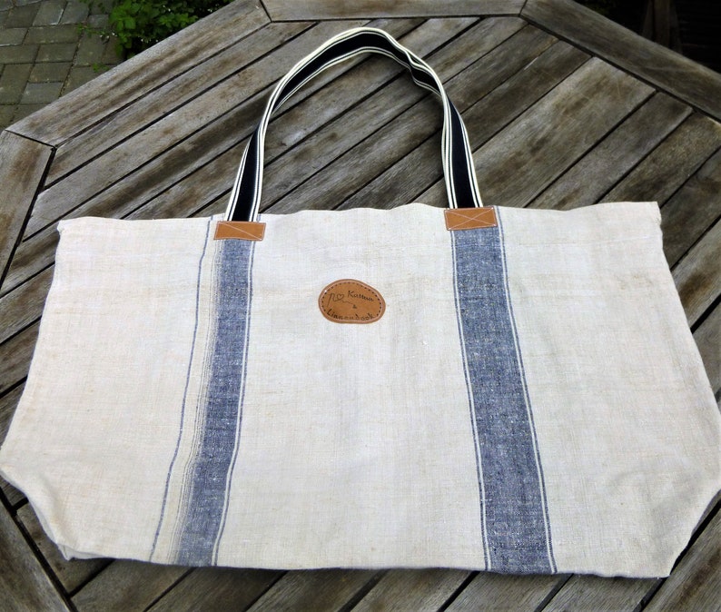 Extra Large "strandgut" Bag, Unique Piece Made From a Historic Grain ...