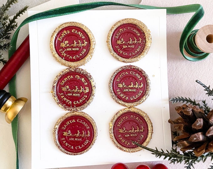 Christmas Wax Seals Christmas Wax Seal Stamp Wax Seal Stickers Wax Seal ...