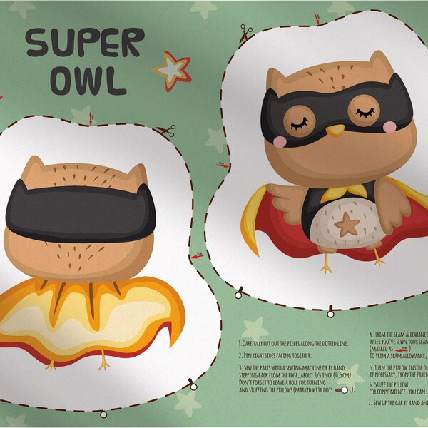 Superhero Owl - Etsy