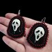 Ghostface Scream Beaded Earrings Halloween - Etsy