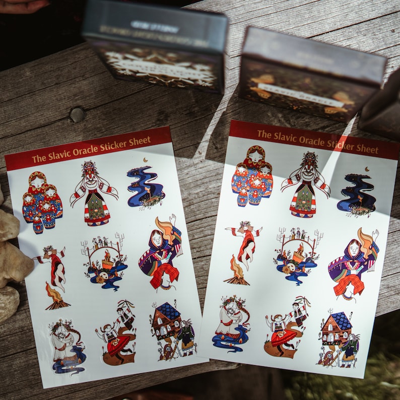 The Slavic Oracle Sticker Sheet - Etsy