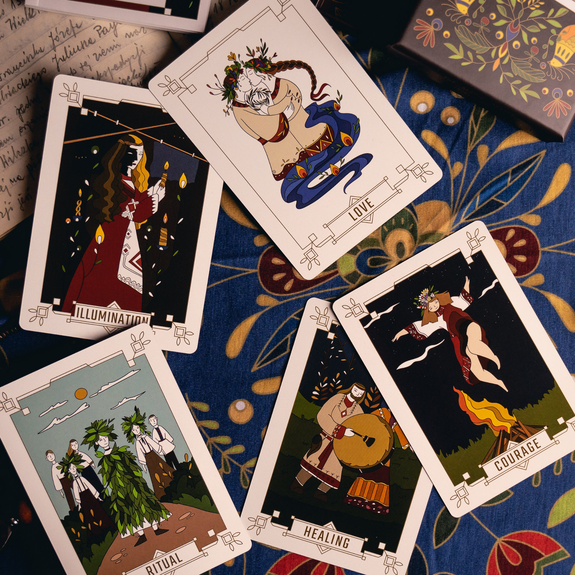 The Slavic Oracle A Magical Card Deck for Connecting to - Etsy UK