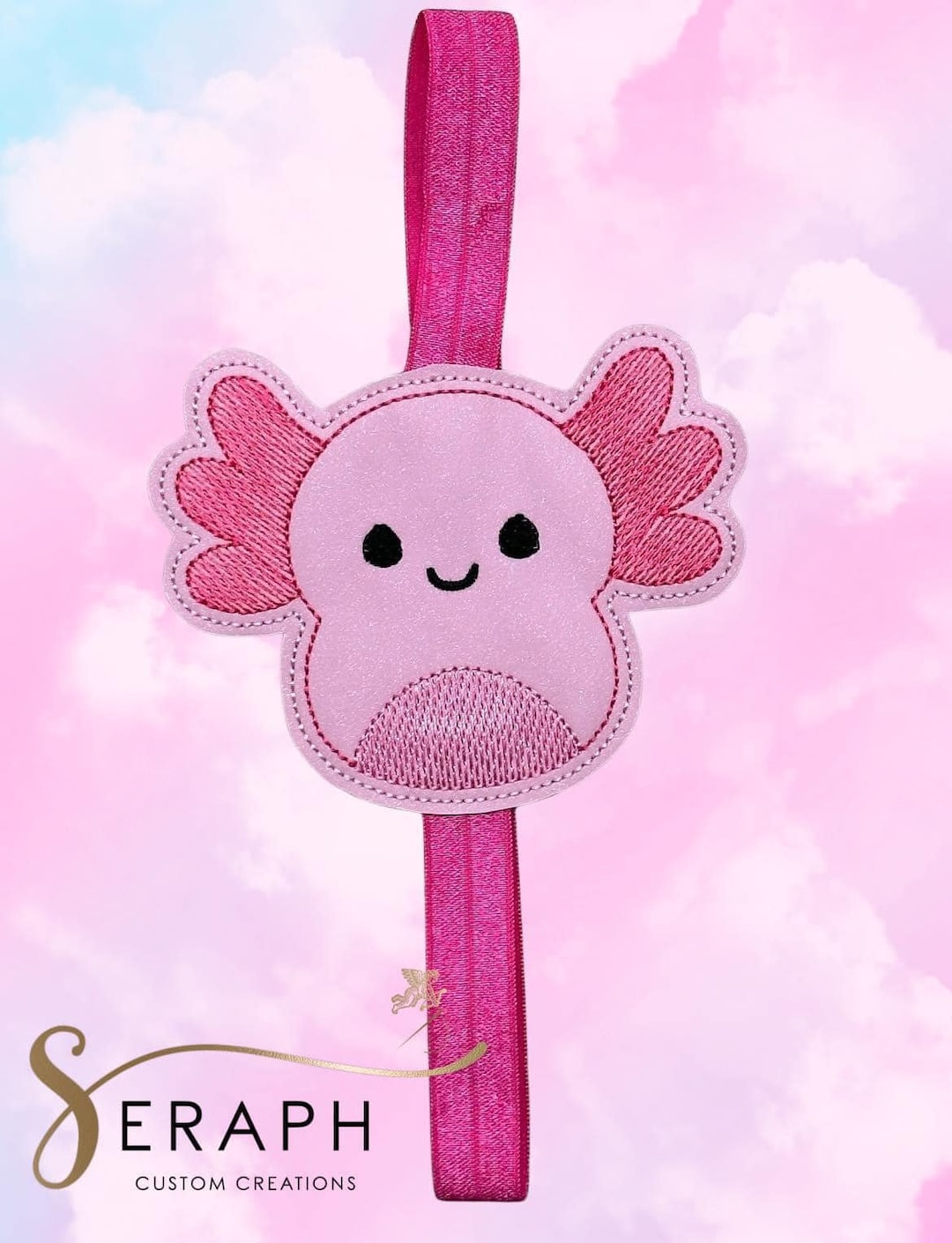 Cute Axolotl Bookmark Band, Book Gifts for Book Lovers, Pink Axolotl ...